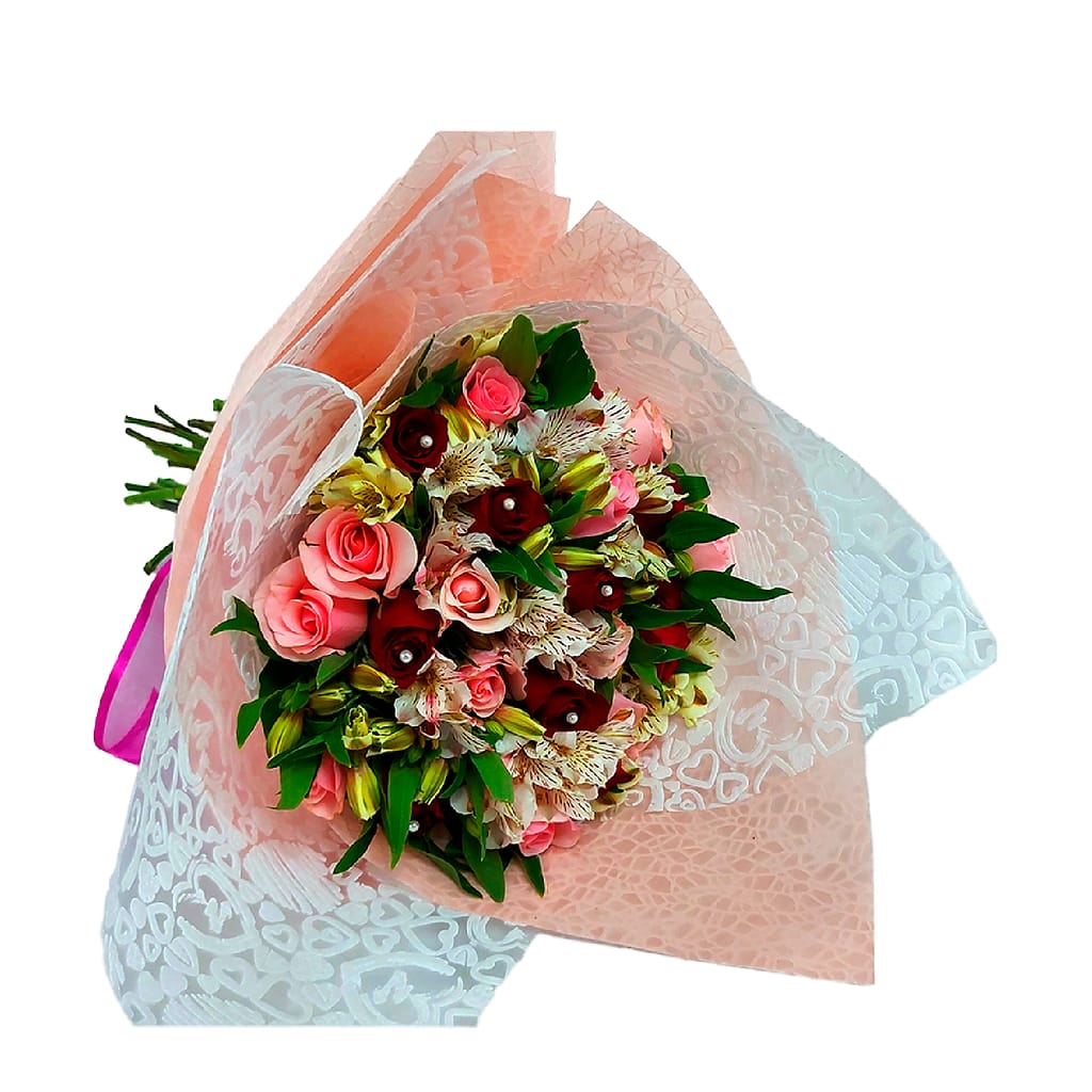 Tierno ramo de rosas - De Ramito en Ramito